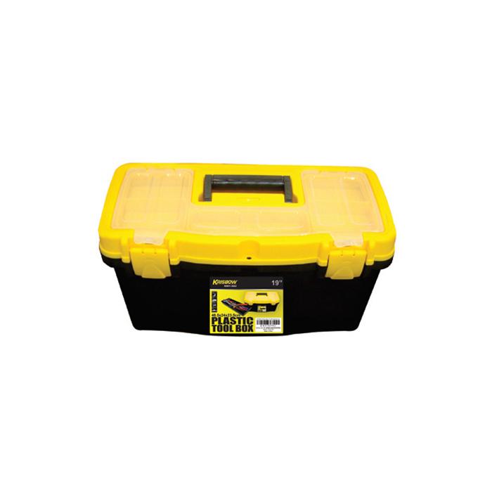 KRISBOW KOTAK PERKAKAS TOOL BOX PLASTIK 49X25X23.5CM KUNING | Lazada ...