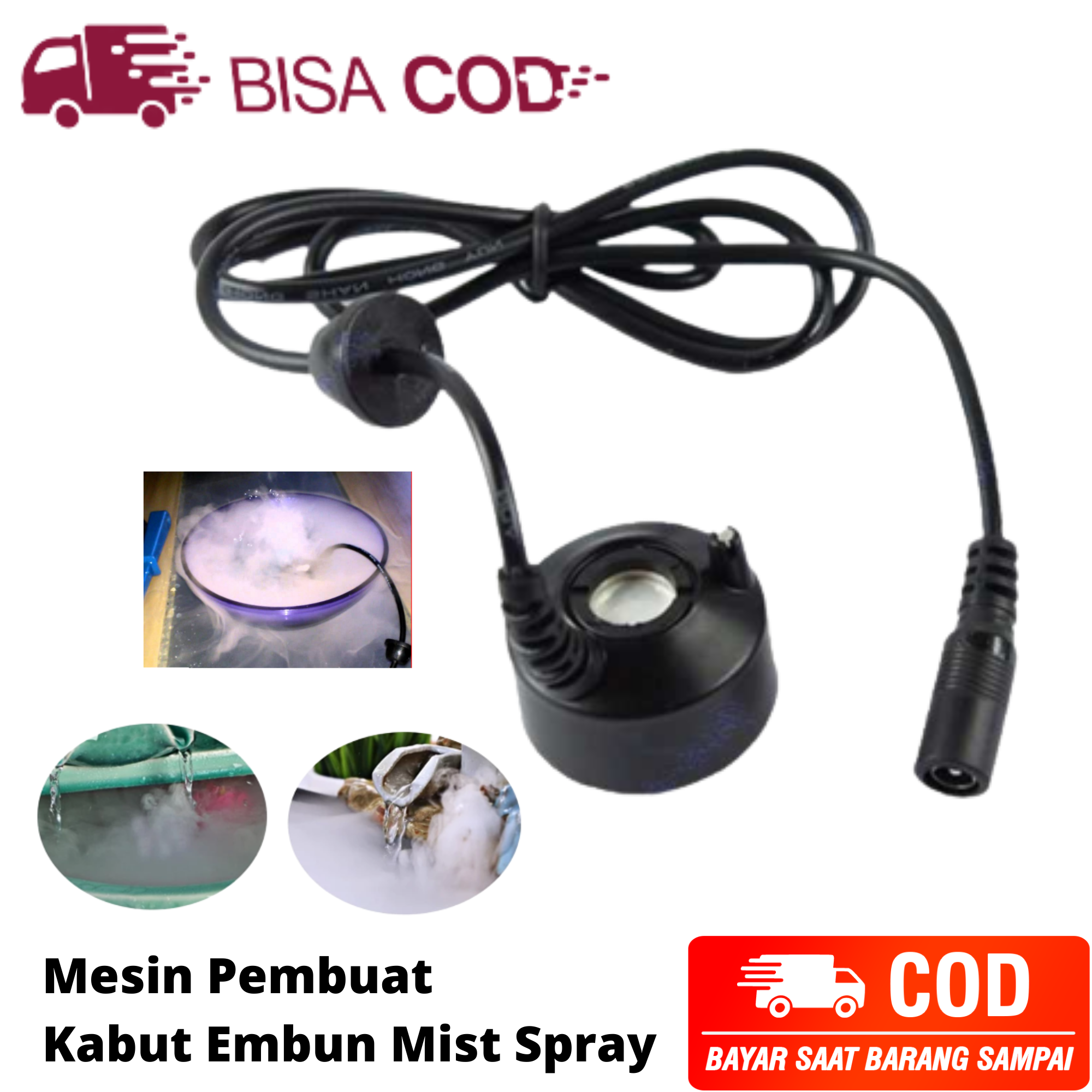 AAS [BISA COD] Alat uap uwap embun Mesin Alat Pembuat Kabut Embun Asap ...