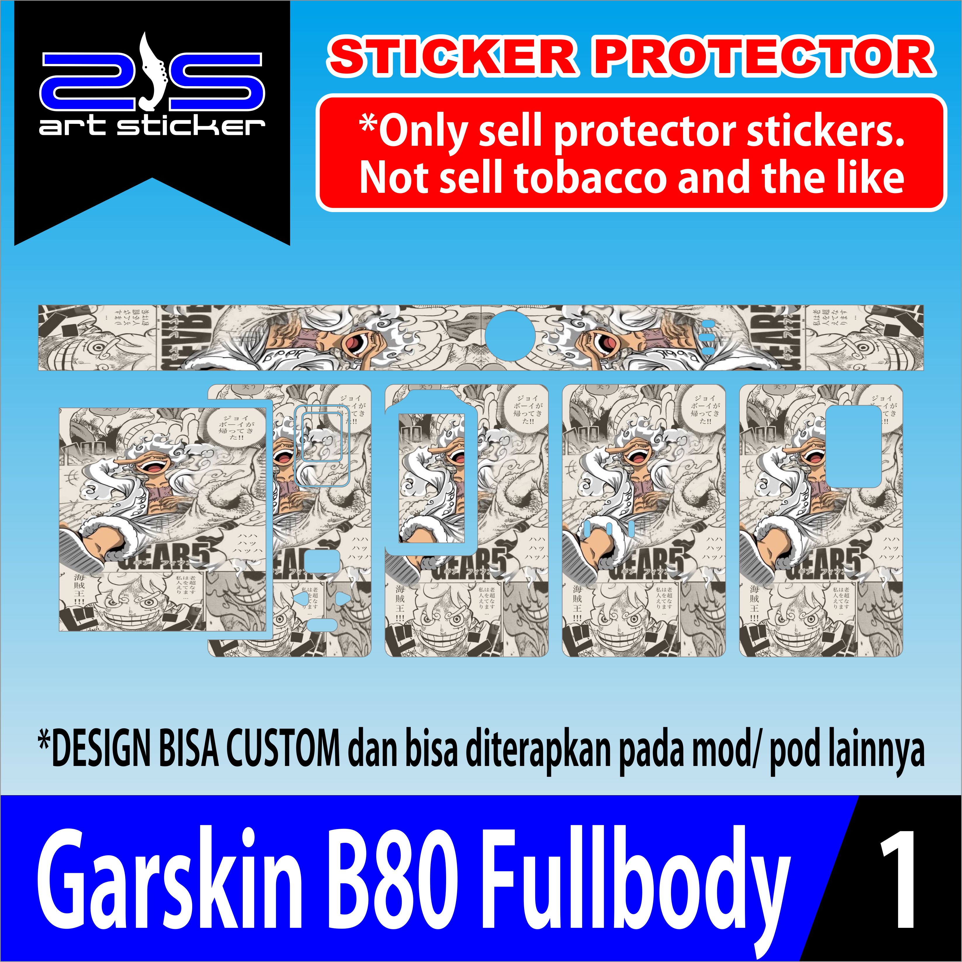 Stiker Garskin Centarus B80 AIO Fullbody Vinil dan Hologram | Lazada ...