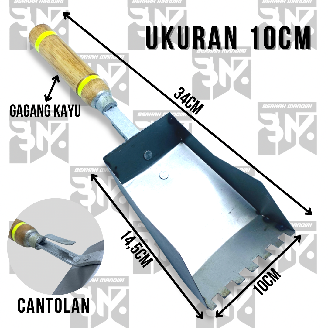 Cetok Bata Ringan Trowel - Sendok Semen Hebel 10CM & 7,5CM Plat Baja ...