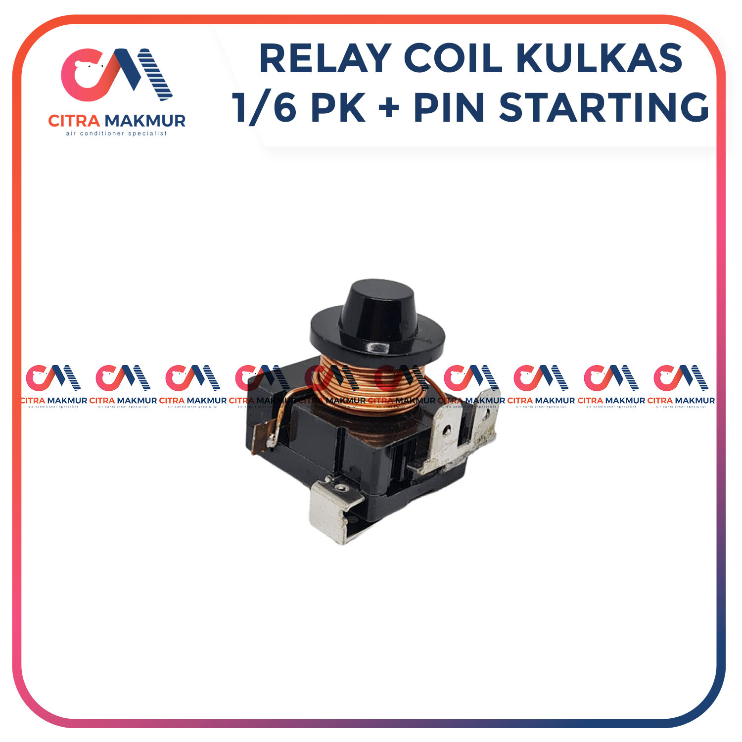 Relay Coil 1/6 pk Kulkas 2 Pintu Starting Kapasitor PTC Gulungan Hp ...