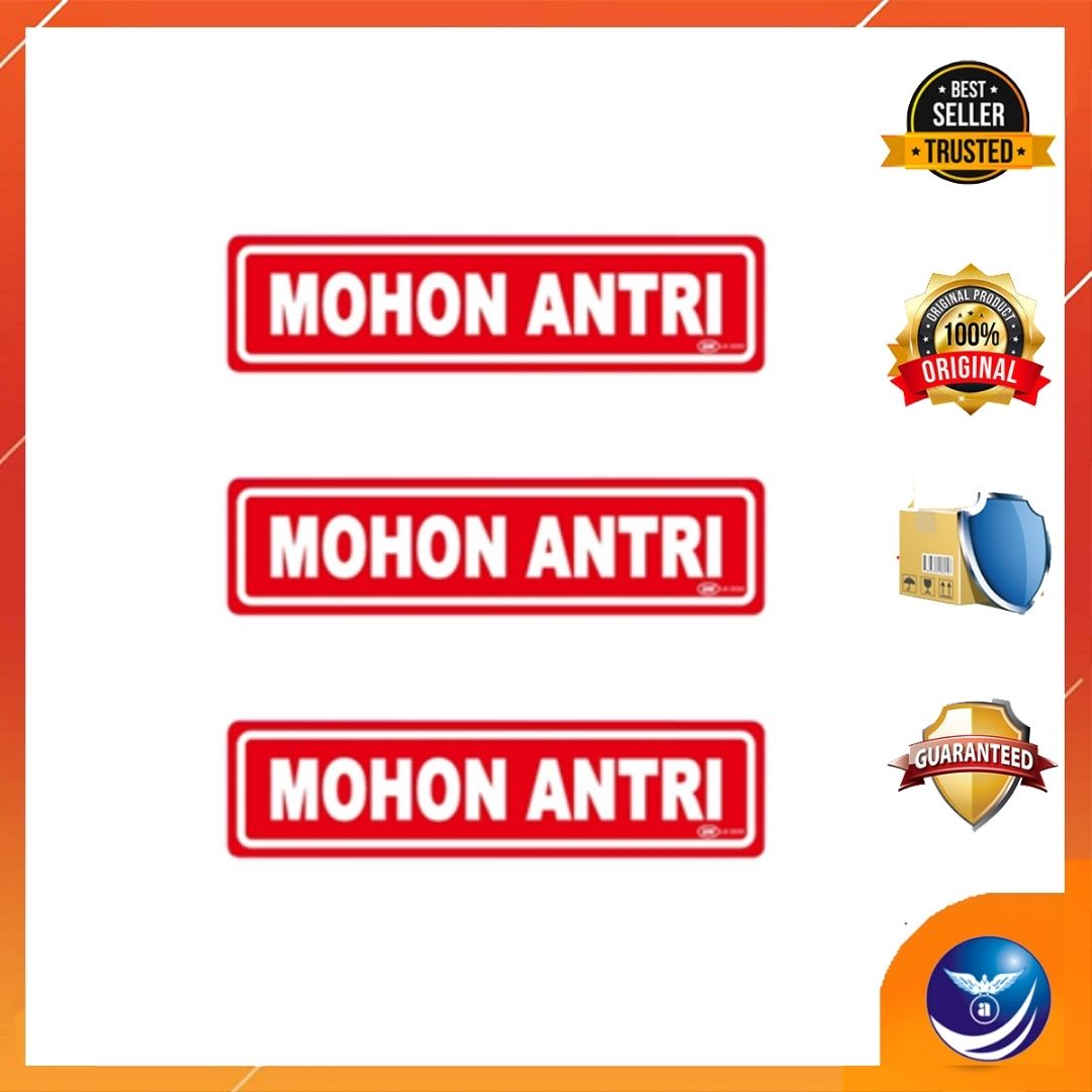 GM LABEL MOHON ANTRI LK-222 KECIL WARNA | Lazada Indonesia