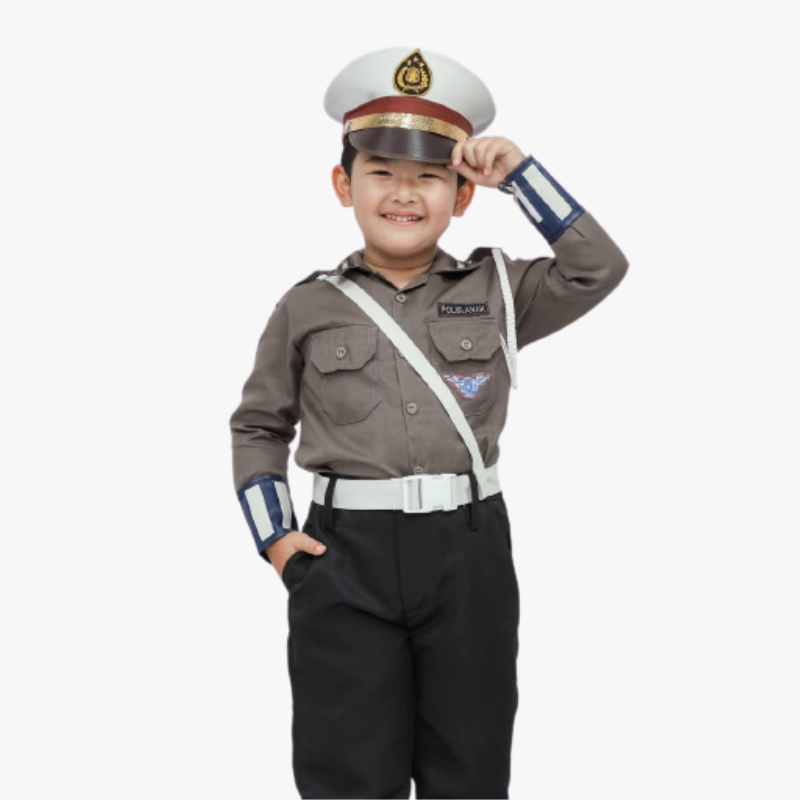 Baju Polisi Anak Baju Seragam Polisi Anak / Pocil Cilik Karnaval ...