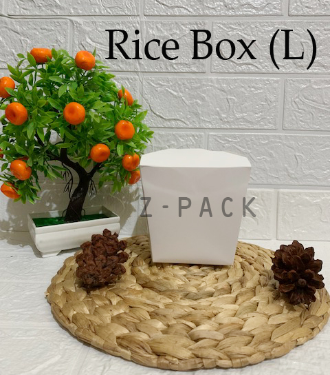 Box Bento / Food Pail / Rice Box / Bento Kertas / Box Kertas ukuran M ...