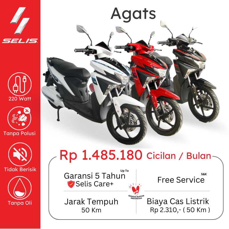 SELIS Motor Listrik Selis Agats Lazada Indonesia selis-motor-listrik-selis-agats-lazada-indonesia
