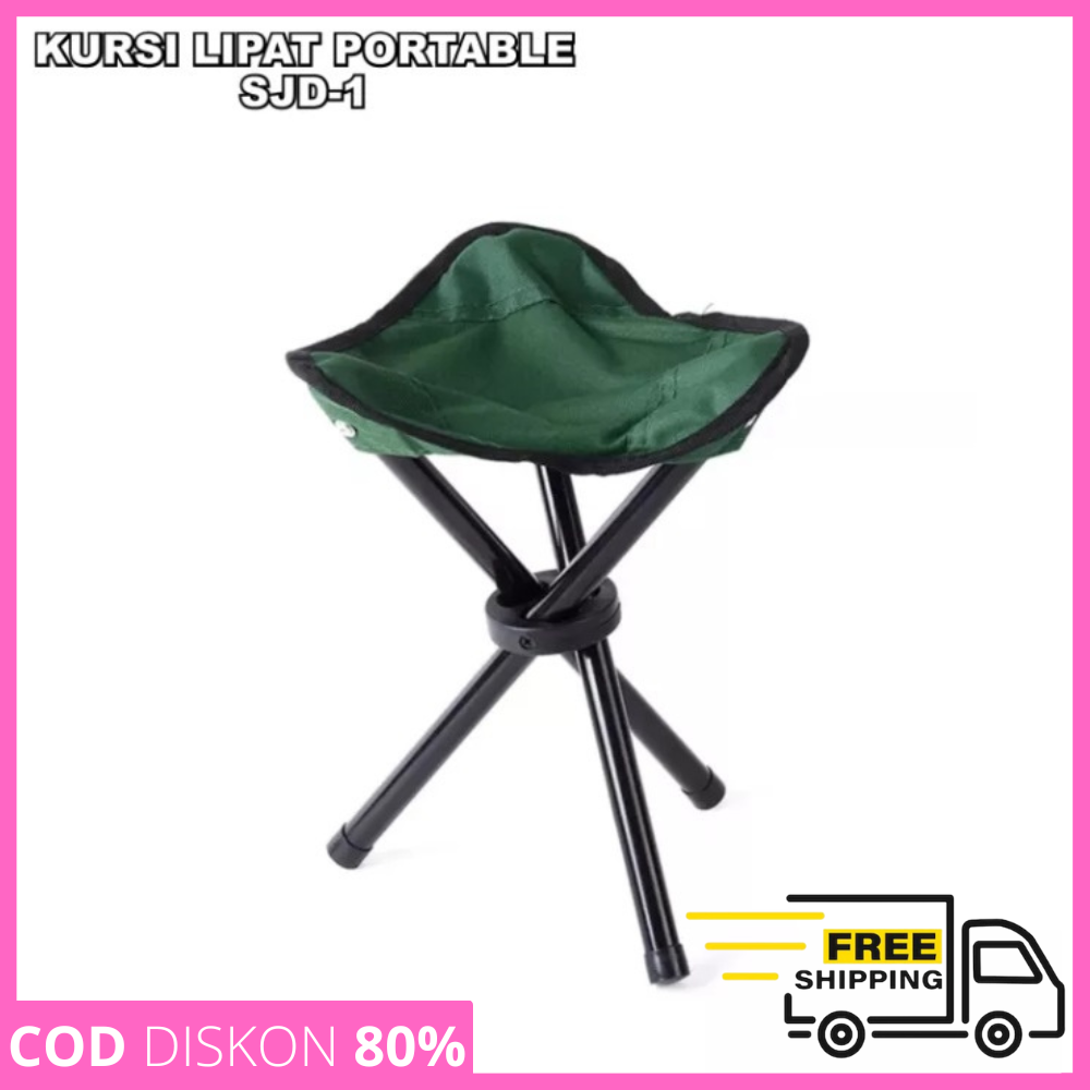Dtg Indonesia PROMO Kursi Lipat Memancing Folding Legged Beach Stool ...