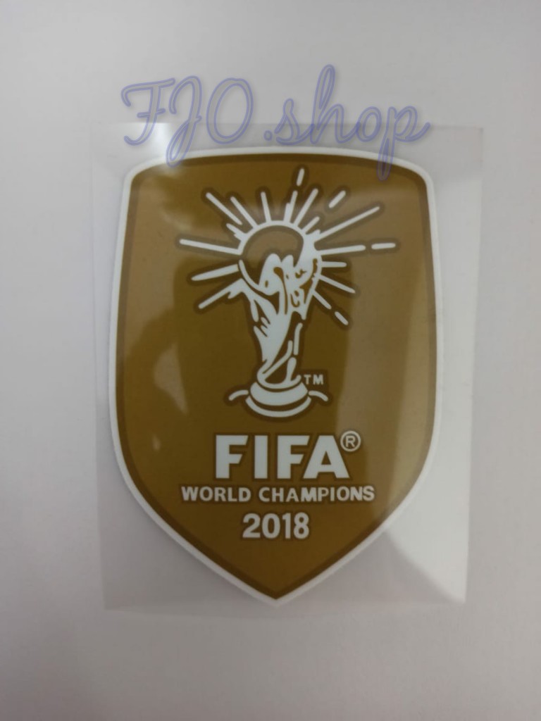 PATCH PIALA DUNIA 2022 / FIFA WORLD CHAMPION 2018 | Lazada Indonesia