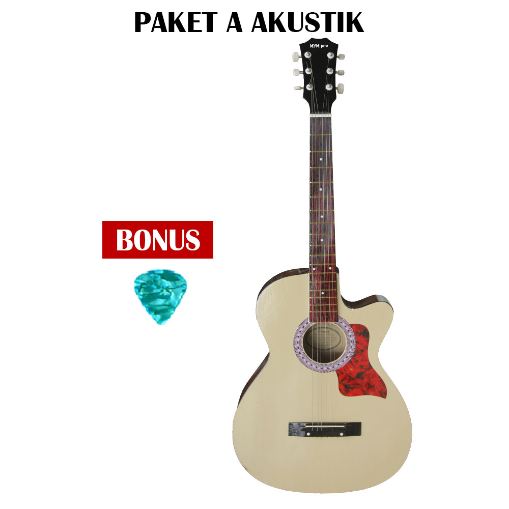 Gitar Akustik Elektrik Pemula Bonus Lengkap Free Packing Kayu | Lazada ...