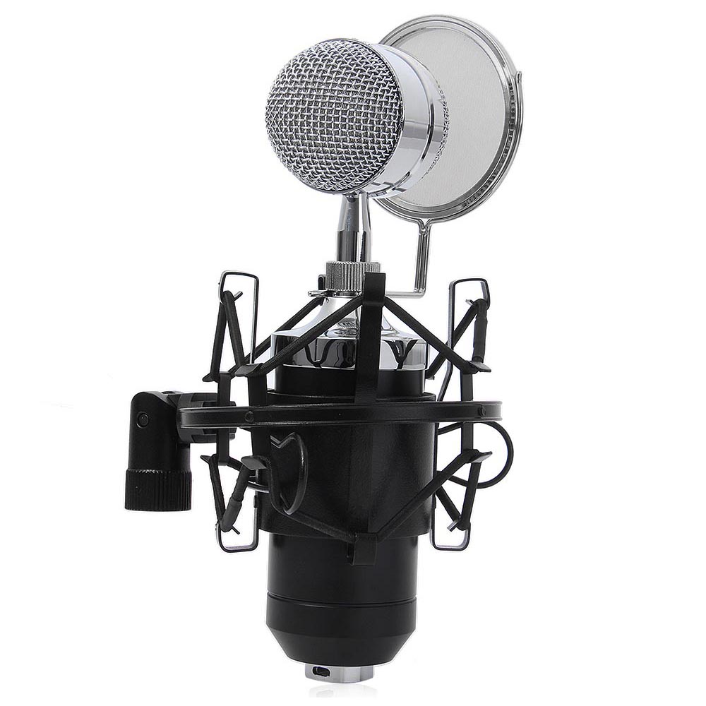 MIC BM 8000 WARNA SILVER BLACK READY SIAP KIRIM !! MICROPOHONE REKAM ...