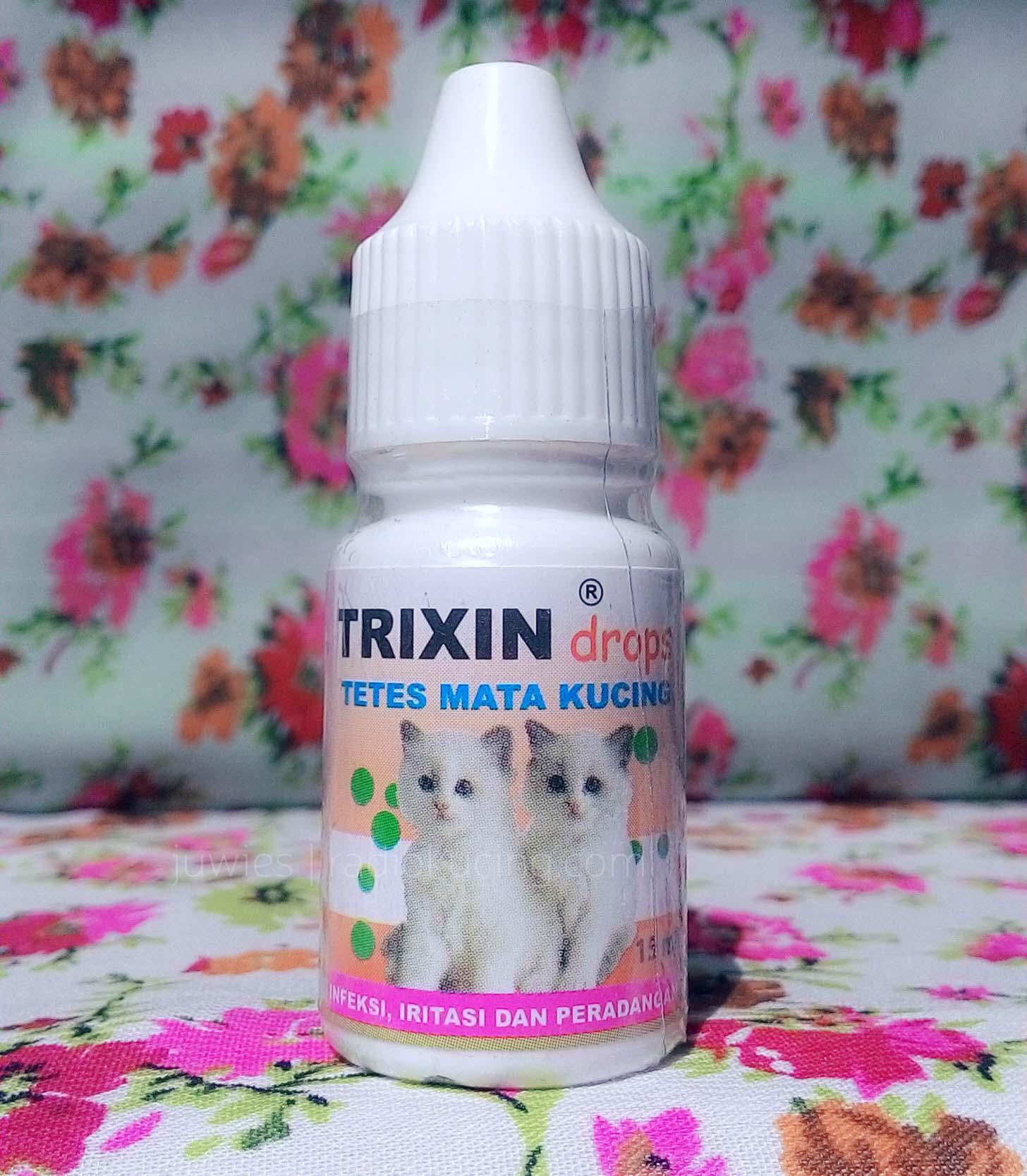 Trixin Drops 10 ml Tetes Mata & Hidung Kucing Infeksi Beler Kemerahan ...