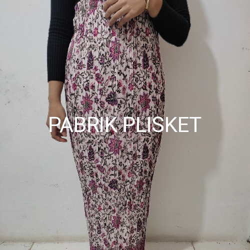 rok plisket batik/bawahan kebaya modern batik/rok plisket kebaya/rok ...