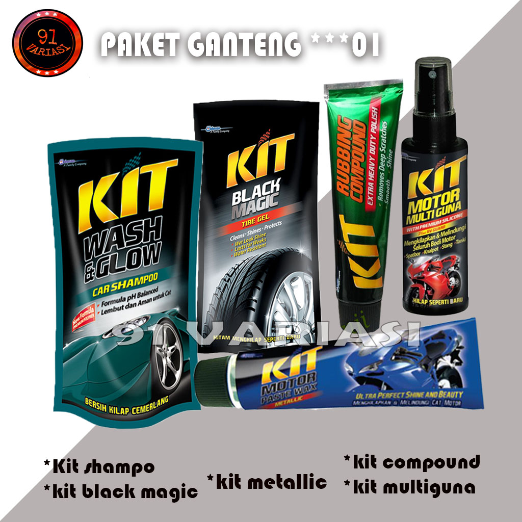 PAKET Kit Motor Multiguna Pengkilap Body + Kit Rubbing Compound + Kit ...