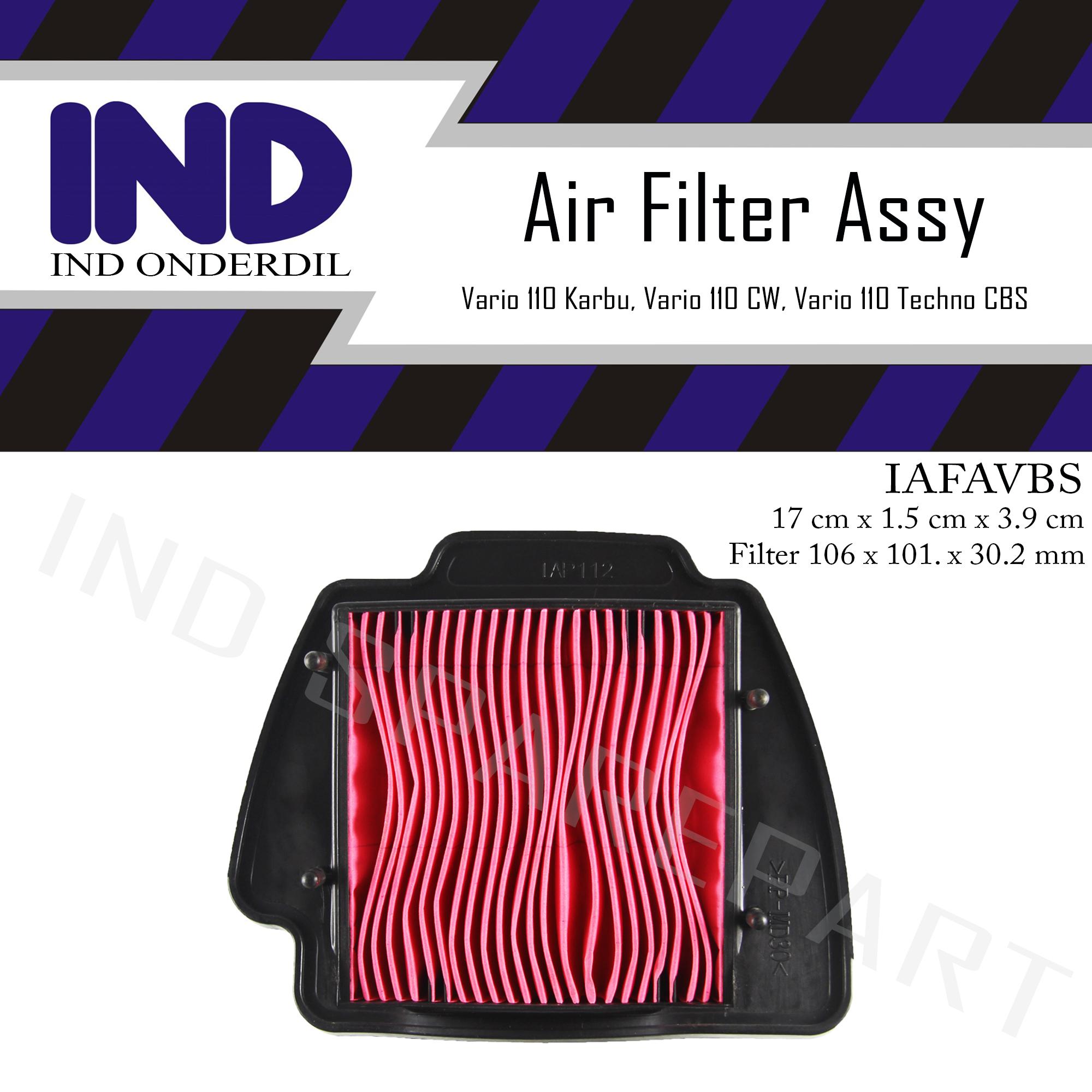 Filter-Saringan-Busa Udara-Hawa-Air Assy Vario 110 Old Karbu & Vario ...