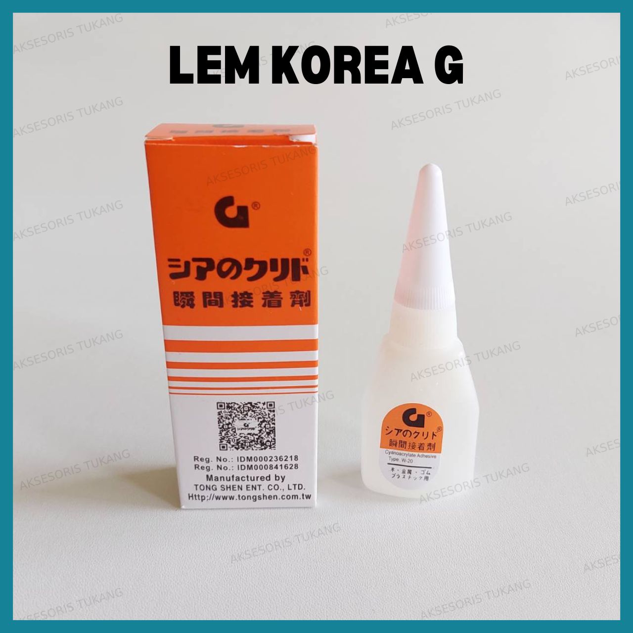 Lem Korea G Original Lem Setan Serbaguna Power Glue Tetes Cair Tahan ...