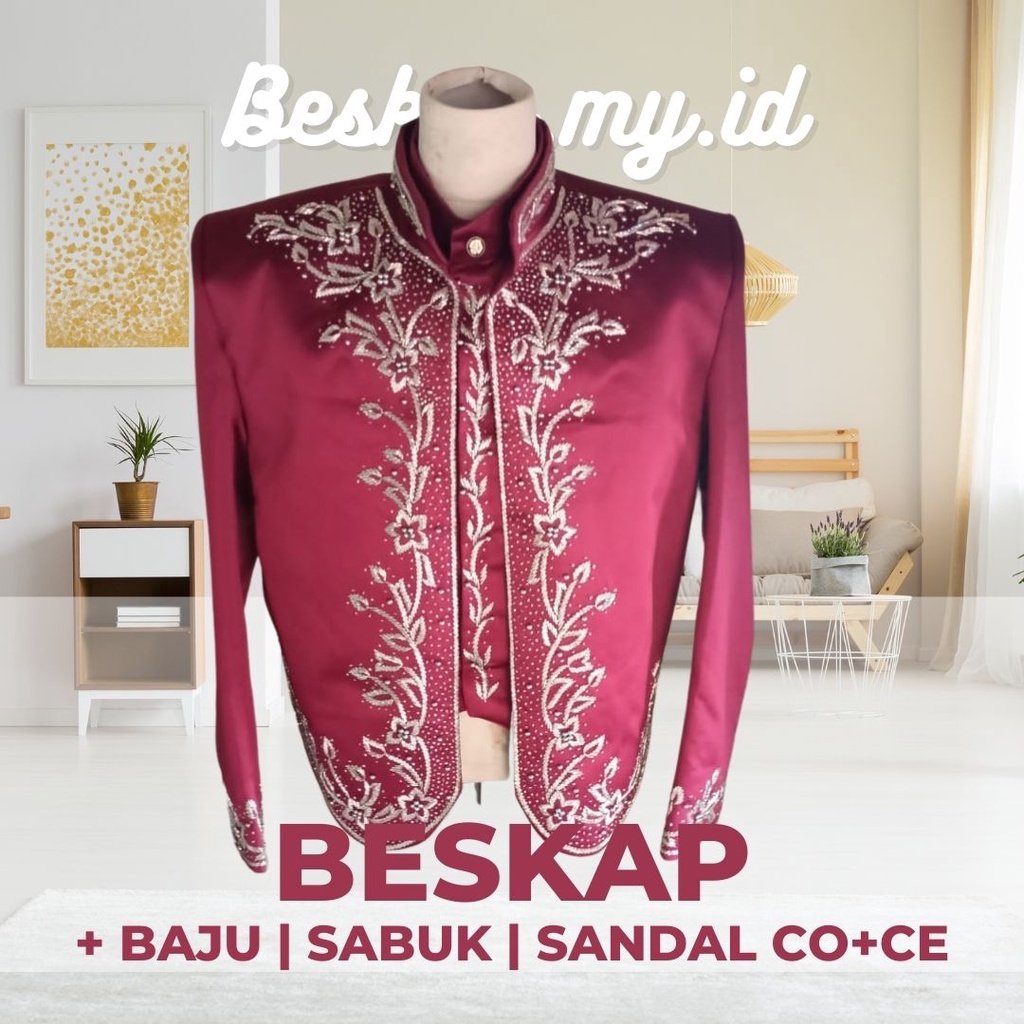 Beskap pengantin akad model jawa/ pengantin model jogja/ beskap ...