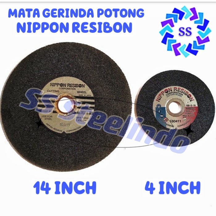 MATA GERINDA-GURINDA POTONG-CUTTING BESI NIPPON RESIBON JAPAN 4 INCH ...
