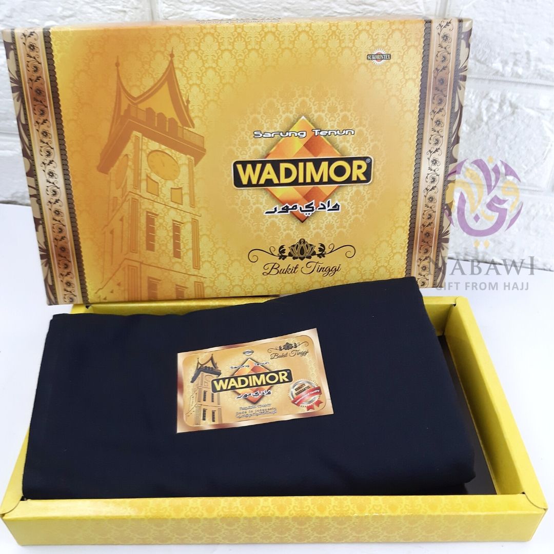 Wadimor Sarung Hitam Polos | Lazada Indonesia