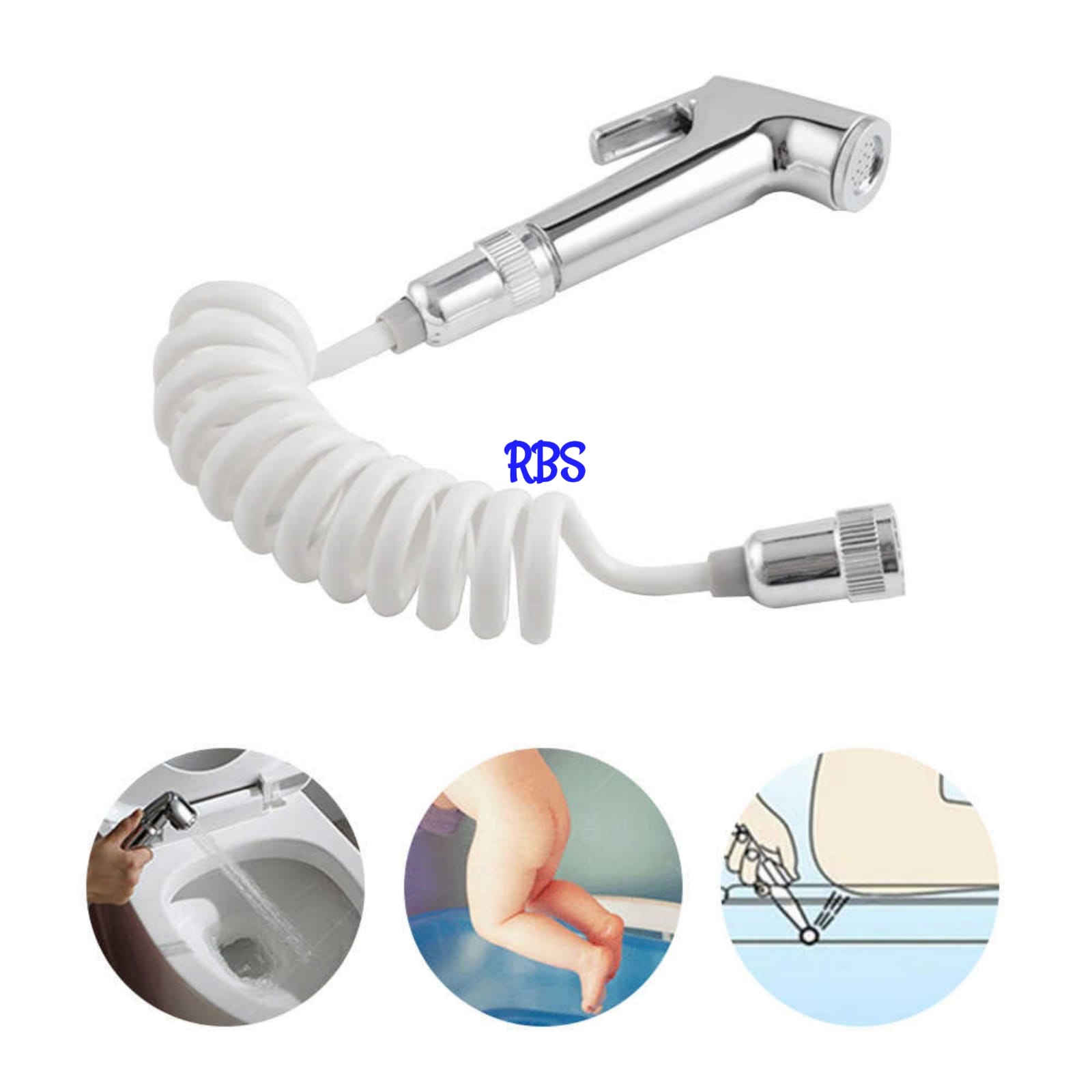 Jet Shower Bidet Cebok Set - Shower Bidet Toilet - Shower Bidet Telepon ...