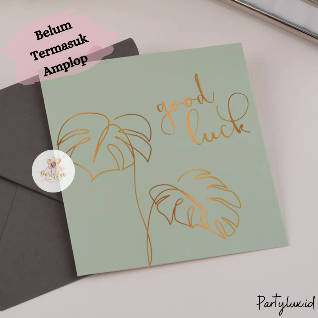 Kartu Ucapan Aesthetic Hologram Ulang Tahun / Greeting Card Estetik ...