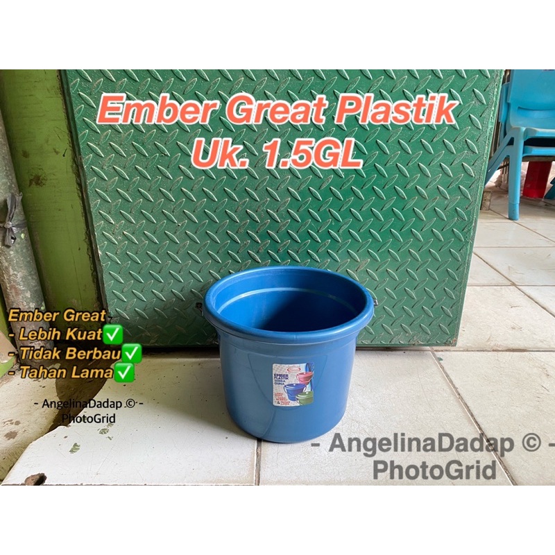 Ember Plastik Great 1.5GL Ember Air Serbaguna Ember Cuci Piring ...