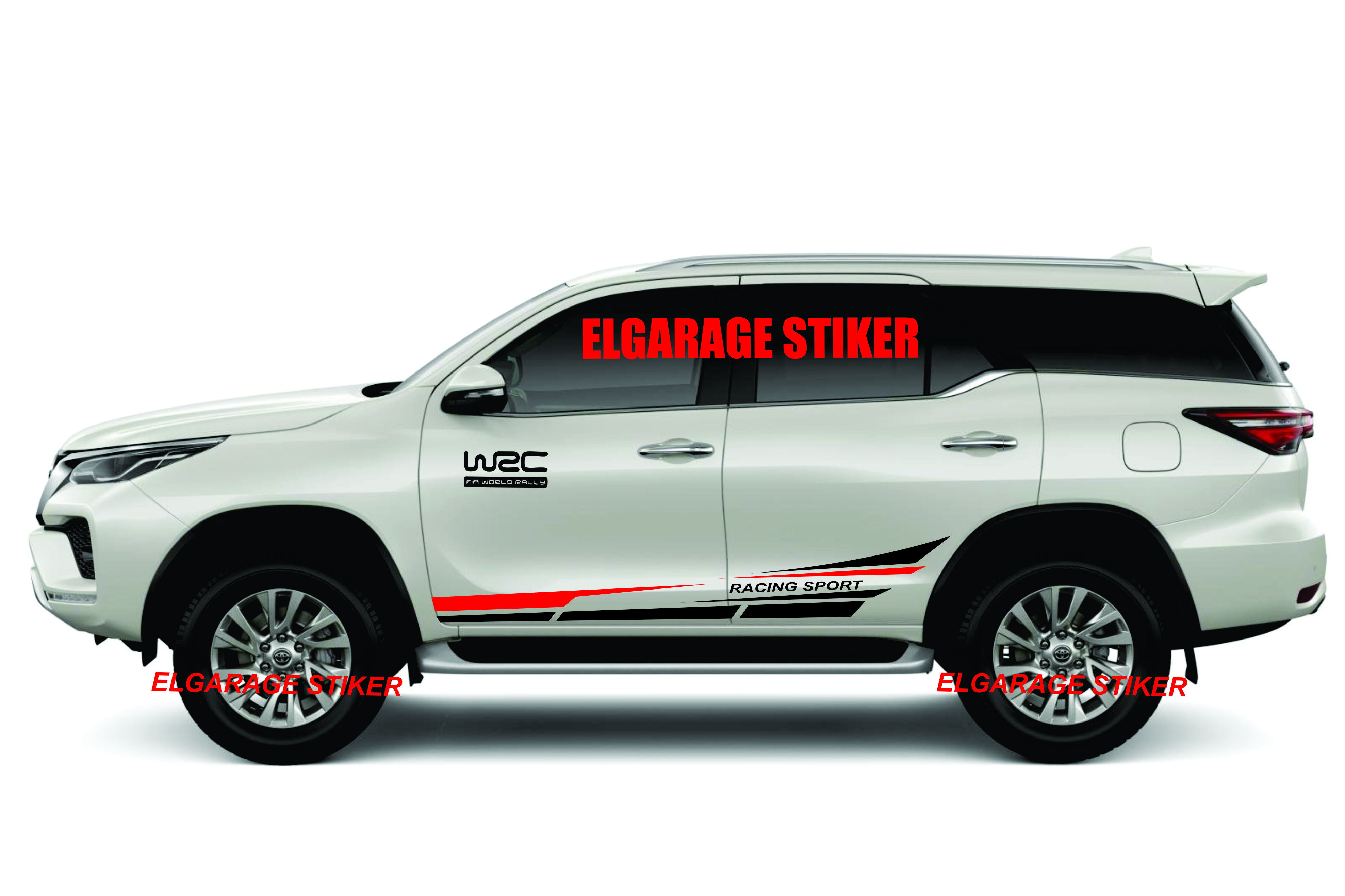 Stiker mobil toyota fortuner stiker list body mobil fortuner cutting ...