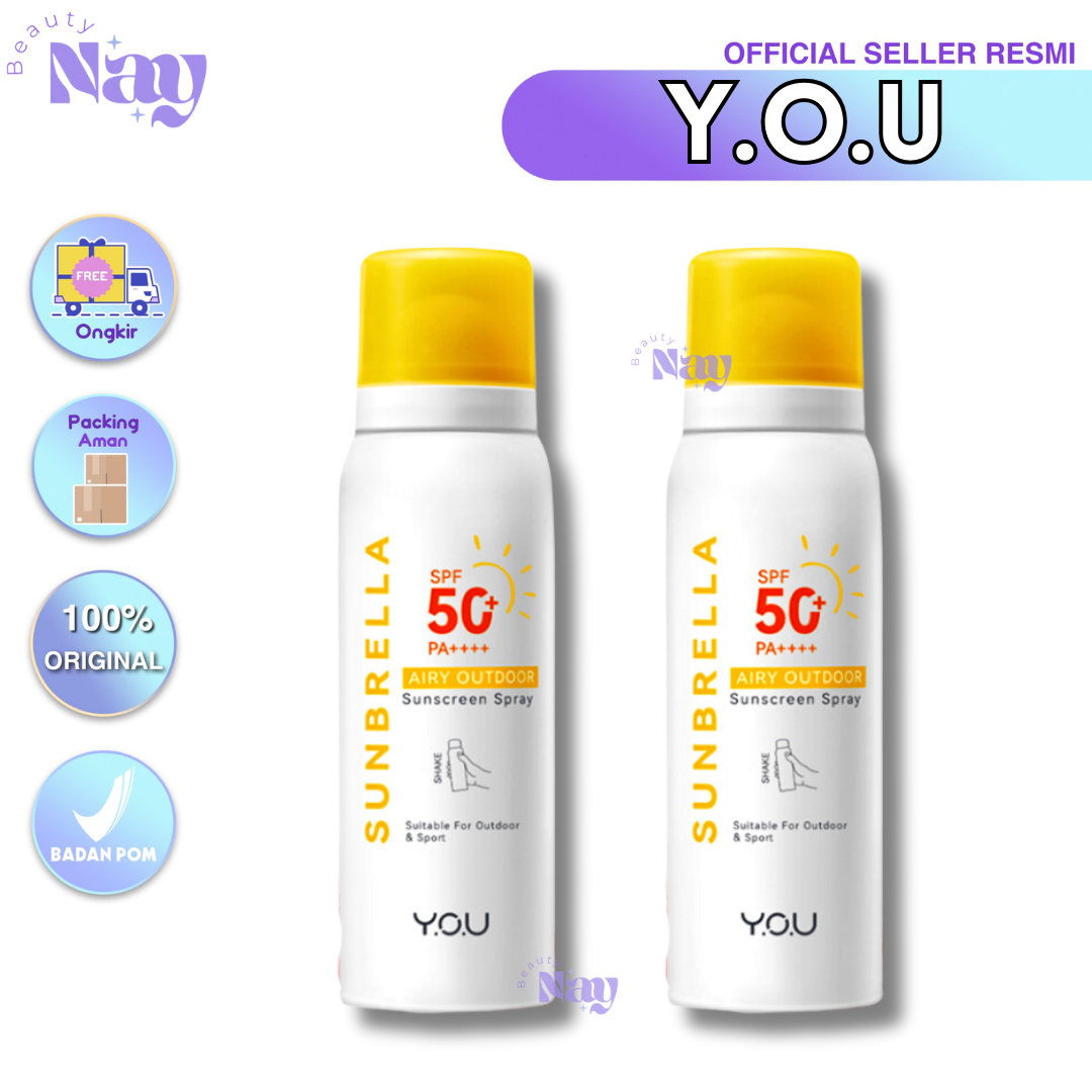 Y.O.U Sunscreen spray sunbrella airy outdoor mist SPF 50 PA+++ Tabir ...