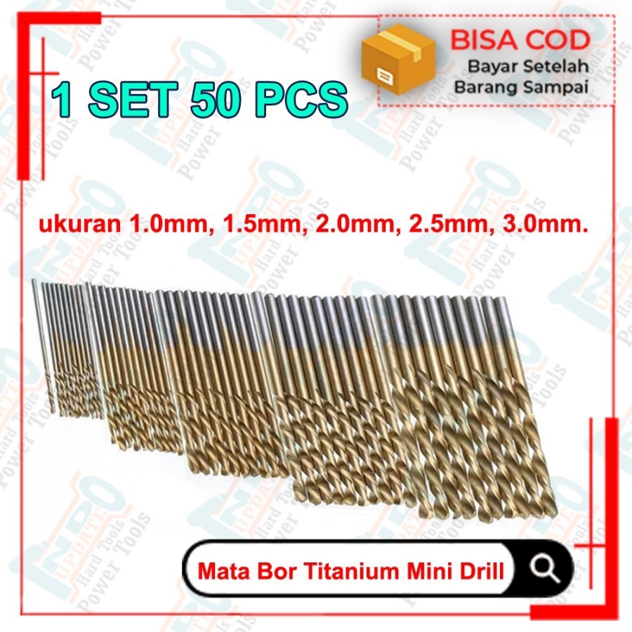 Mata bor tuner set Bor Kit Mini Baja Kecepatan Tinggi, 50 Buah/1Set Set ...