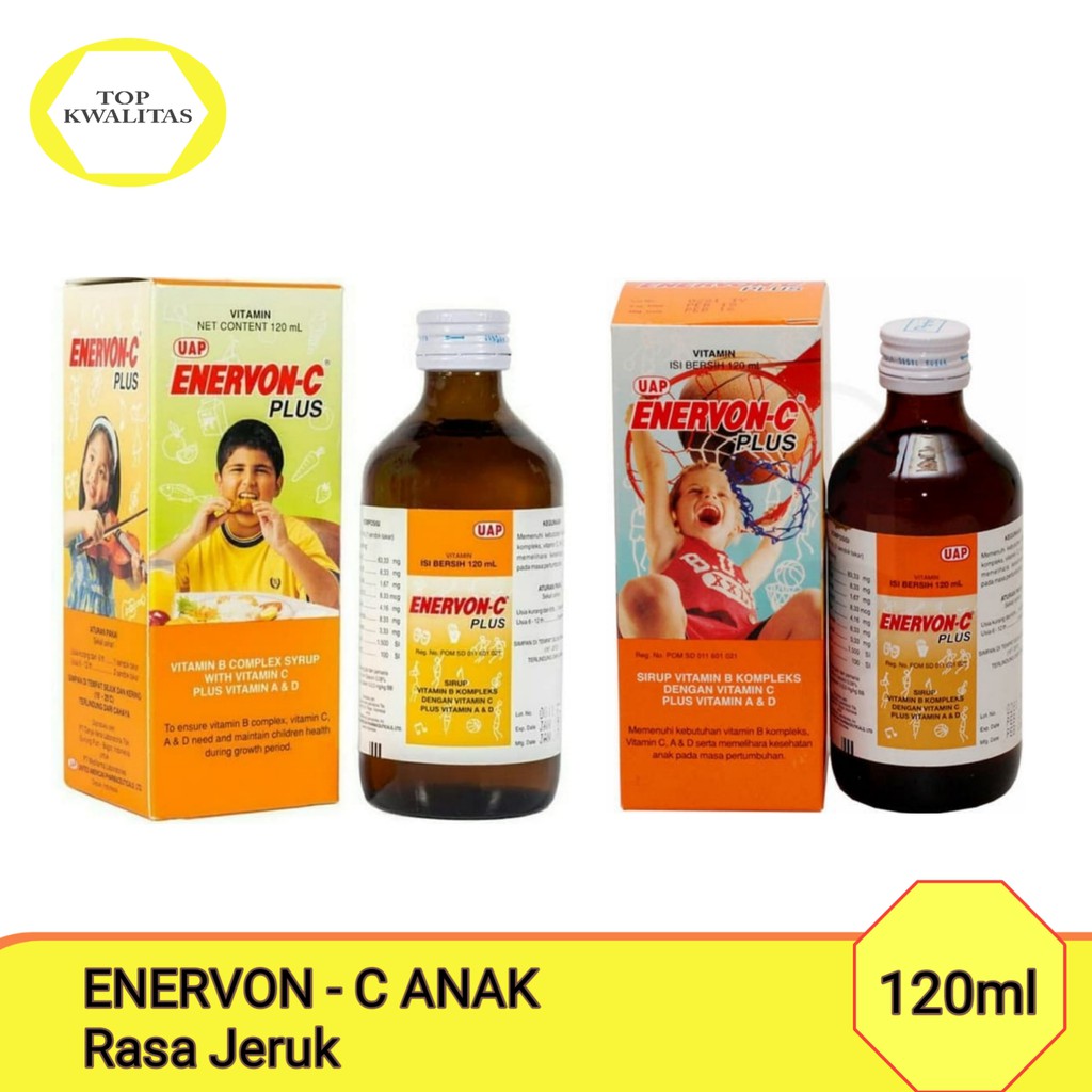 Enervon C Plus Syrup 120 Ml Multivitamin / Vitamin C | Lazada Indonesia