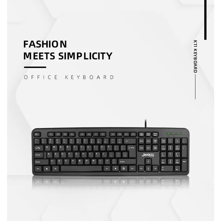 Keyboard K11 Office USB Eyota Komputer Laptop Desktop Kabel Home Mini ...