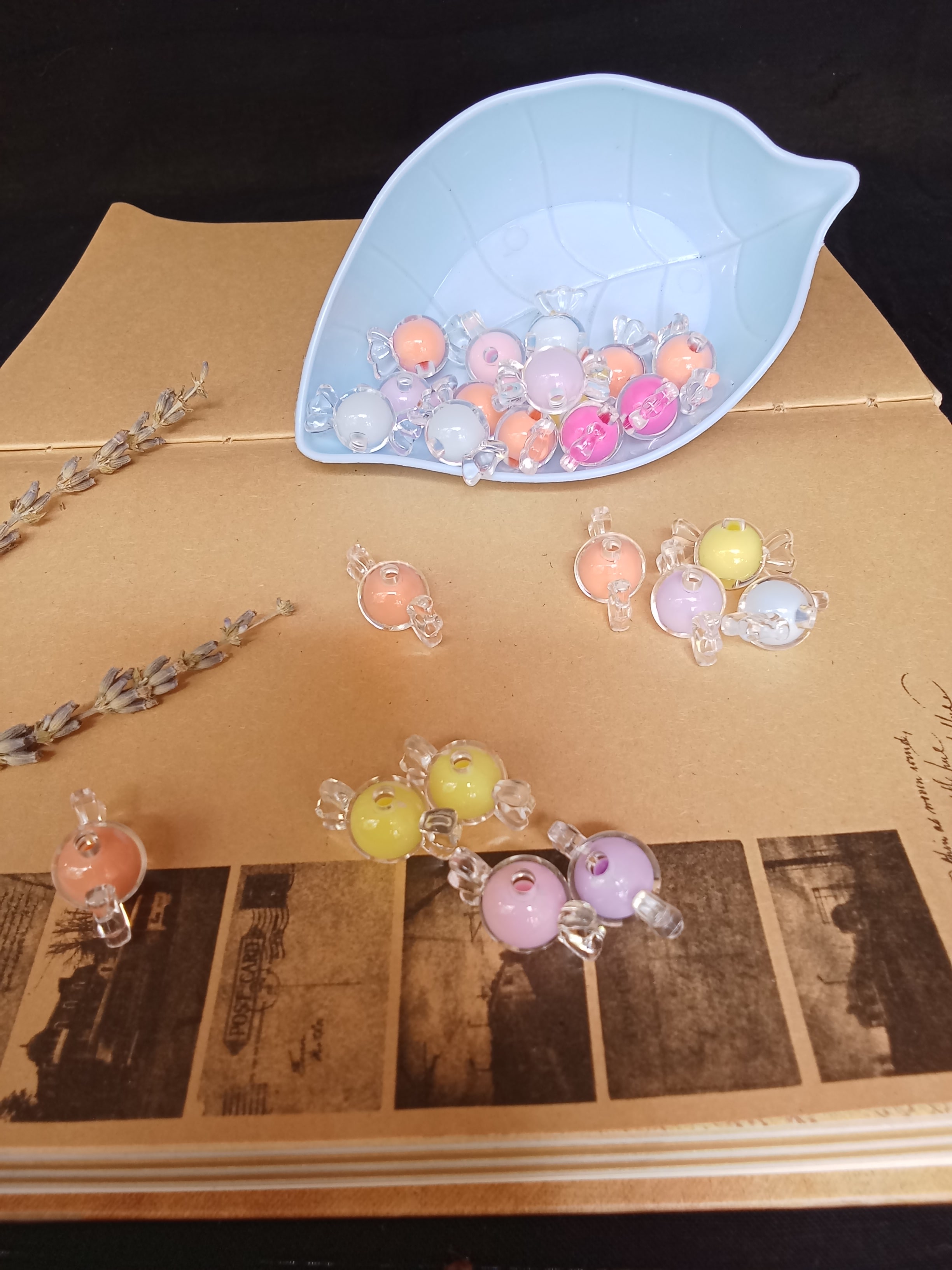 Manik Permen Besar Bening Warna Pastel | Lazada Indonesia