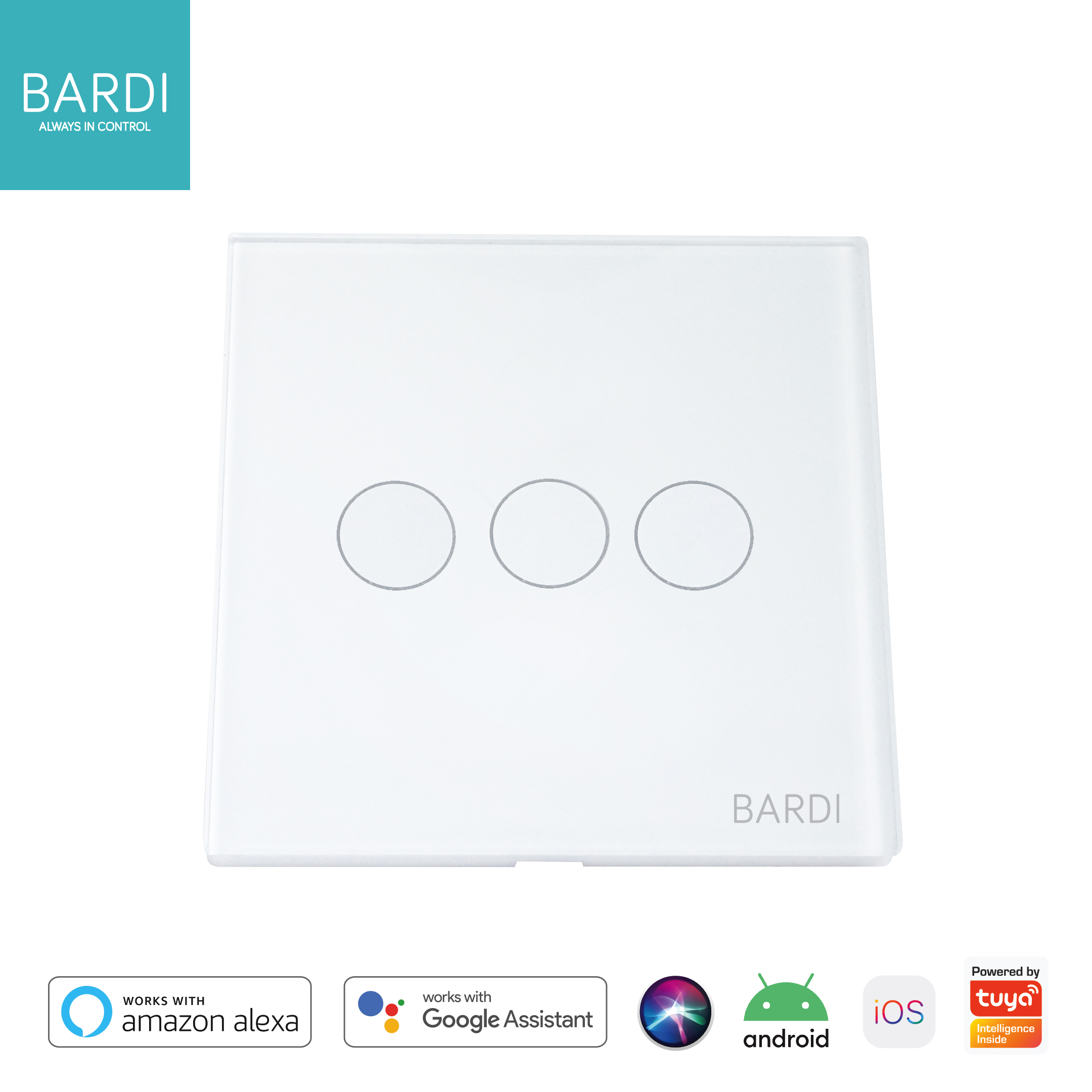 BARDI Smart Wall Switch EU - 3 Gang | Lazada Indonesia