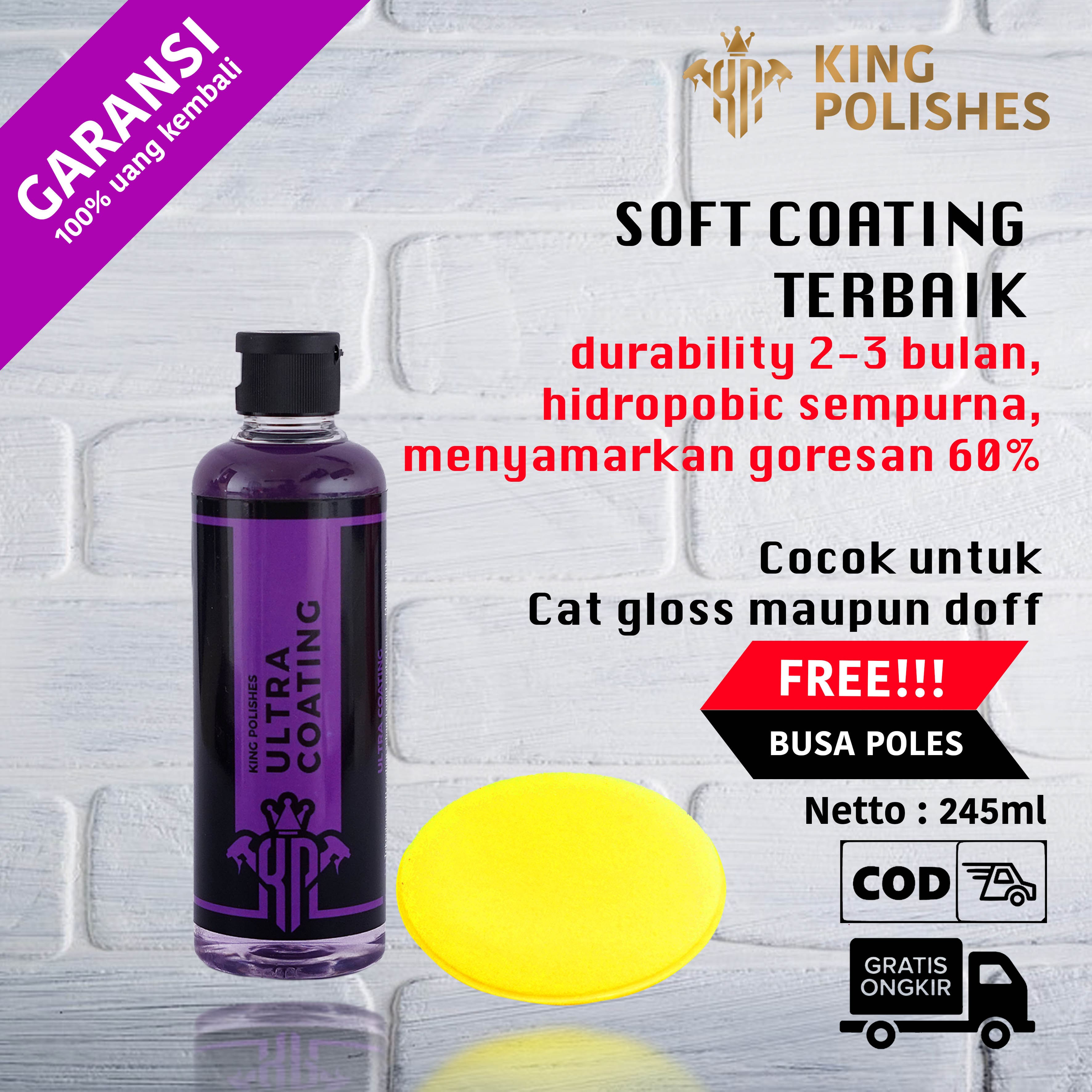 Coating Motor Ekonomis - KING POLISHES Ultra Coating Pengkilap Mobil ... Coating Motor Ekonomis - KING POLISHES Ultra Coating Pengkilap Mobil ...