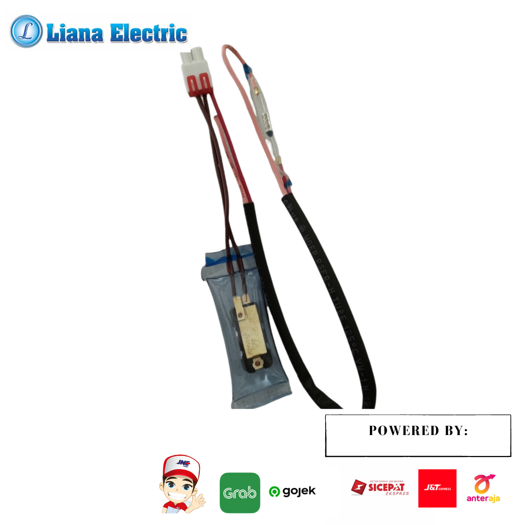 Sensor defrost bimatal suhu thermostat fuse kulkas Sharp 2 pintu ...
