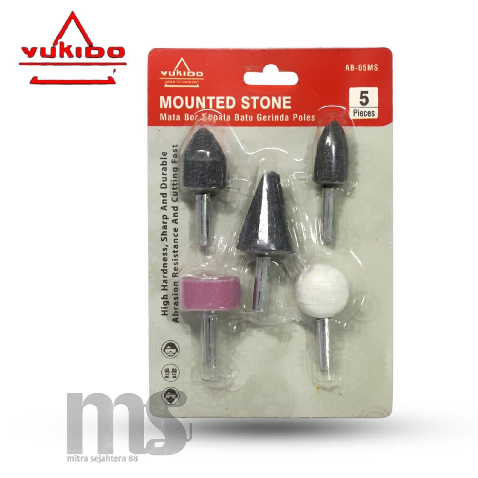 Mounted Stone 5 Pcs Batu Gerinda Mini Mata Bor Tuner - Batu Osco YUKIDO ...