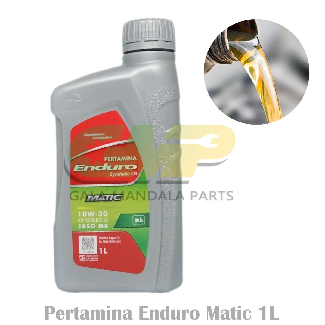 Oli Pertamina Enduro Matic 1 Liter 10W30 Motor Matik Nmax Spin Skywave ...