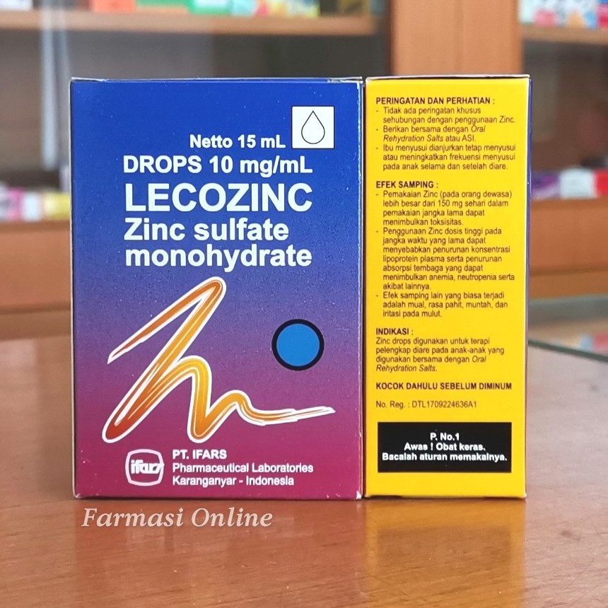 Lecozinc Lecozink Zink Zinc Drop 15 ml | Lazada Indonesia