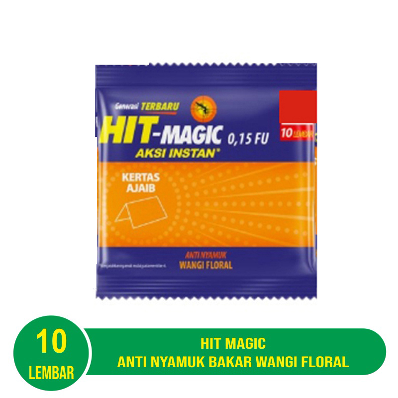 Hit Magic Aksi Instan Kertas Ajaib - Anti Nyamuk Isi 10 Lembar | Lazada ...
