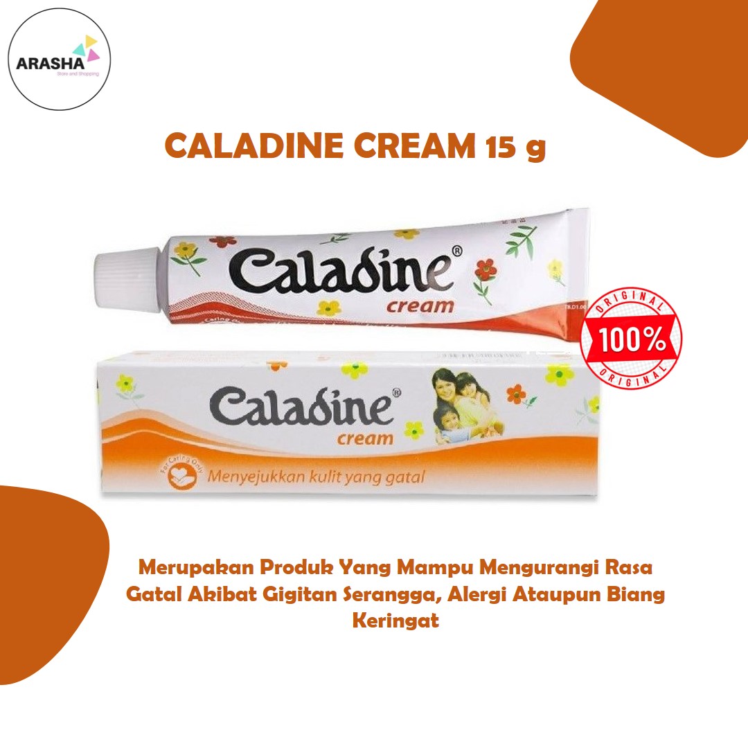 CALADINE KALADIN CREAM 15 GR Krim Biang Keringat Bayi/Gatal Gatal Pada ...