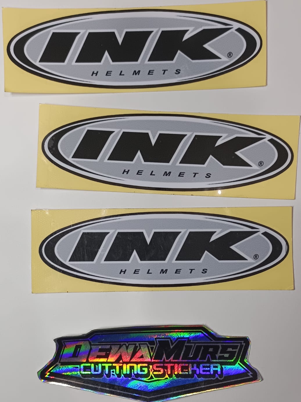 Cutting Sticker Logo Merek INK Cocok Buat Helm | Lazada Indonesia