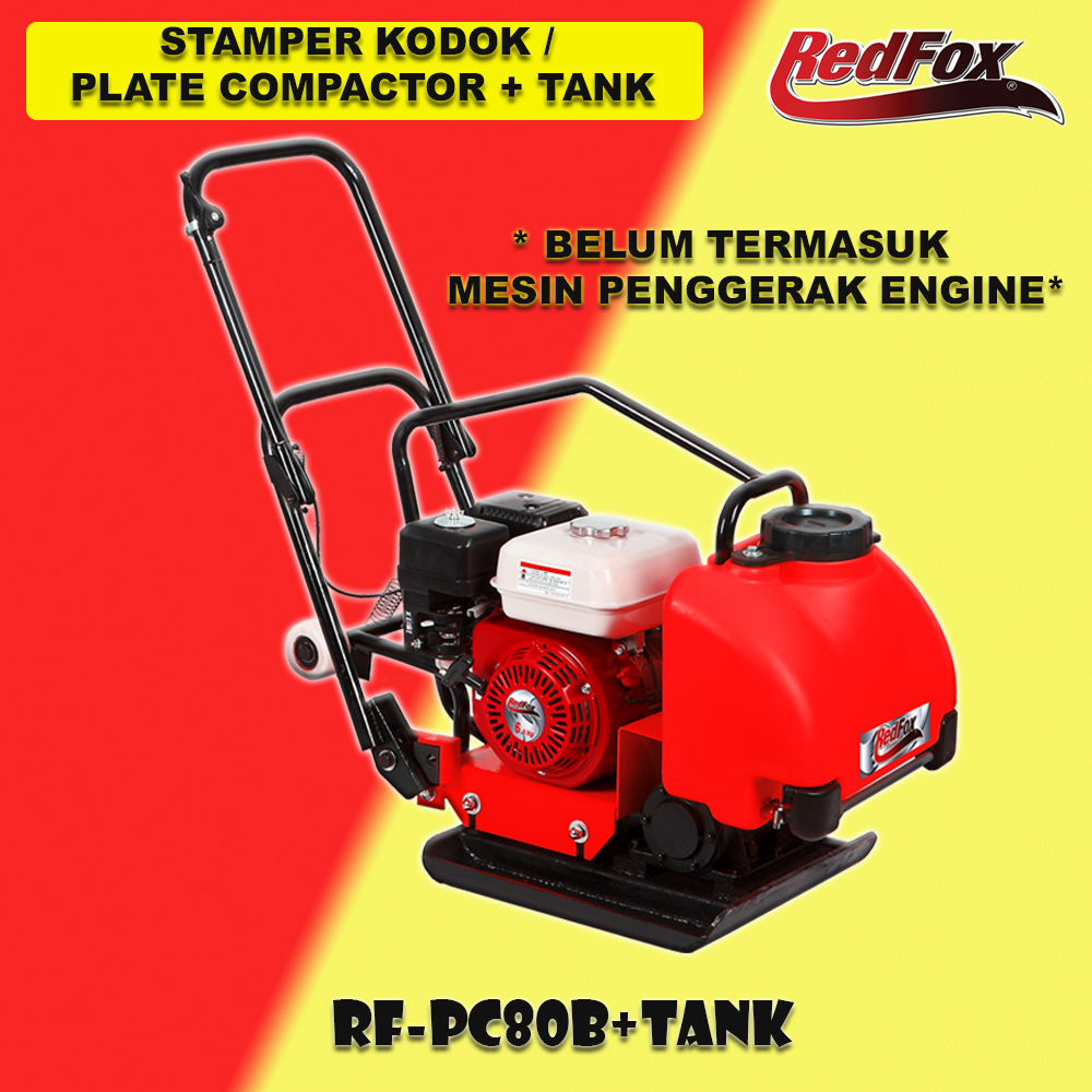 PEMADAT TANAH/STAMPER KODOK/PLATE COMPACTOR+ENGINE RF-PC80B | Lazada ...