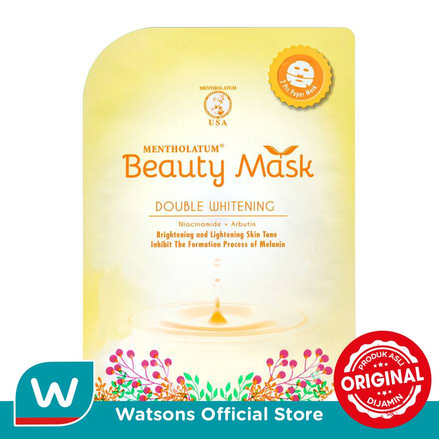 MENTHOLATUM Mask Double Whitening 1's | Lazada Indonesia