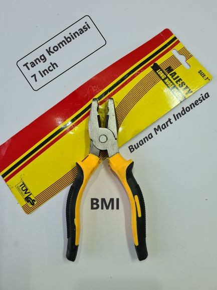 Tang Kombinasi Majesty 7 Inch | Tang Combination Gagang Karet 7 ...