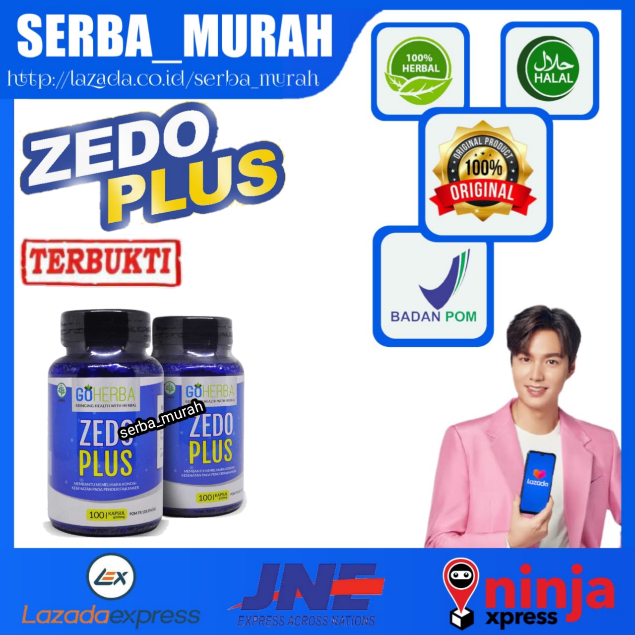 Zedo Plus Asli Original Obat Anti Kanker Dan Tumor Herbal Alami Goherba ...