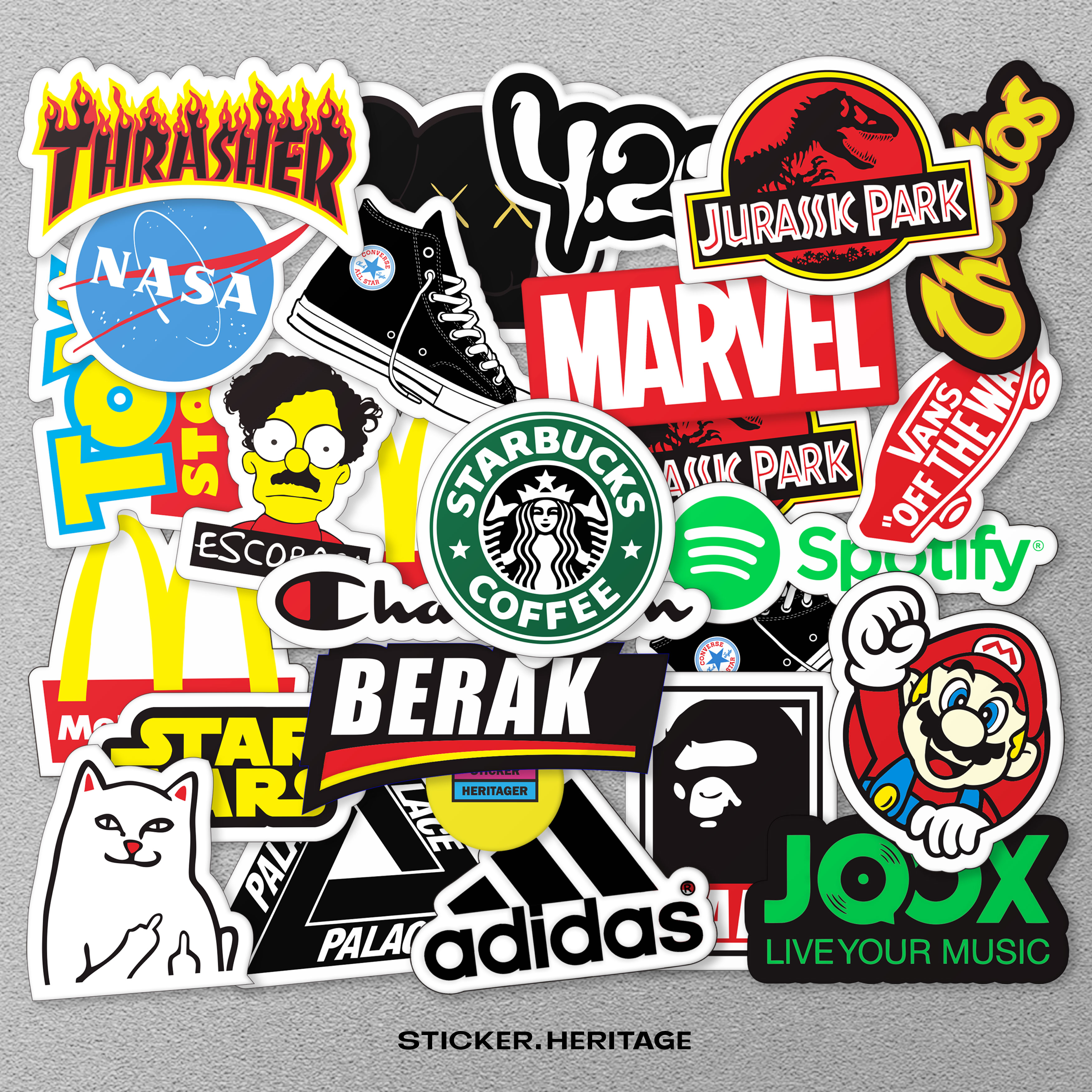 Stiker Aesthetic LAPTOP Pack Series STIKER TUMBLER HP STIKER LAPTOP ...