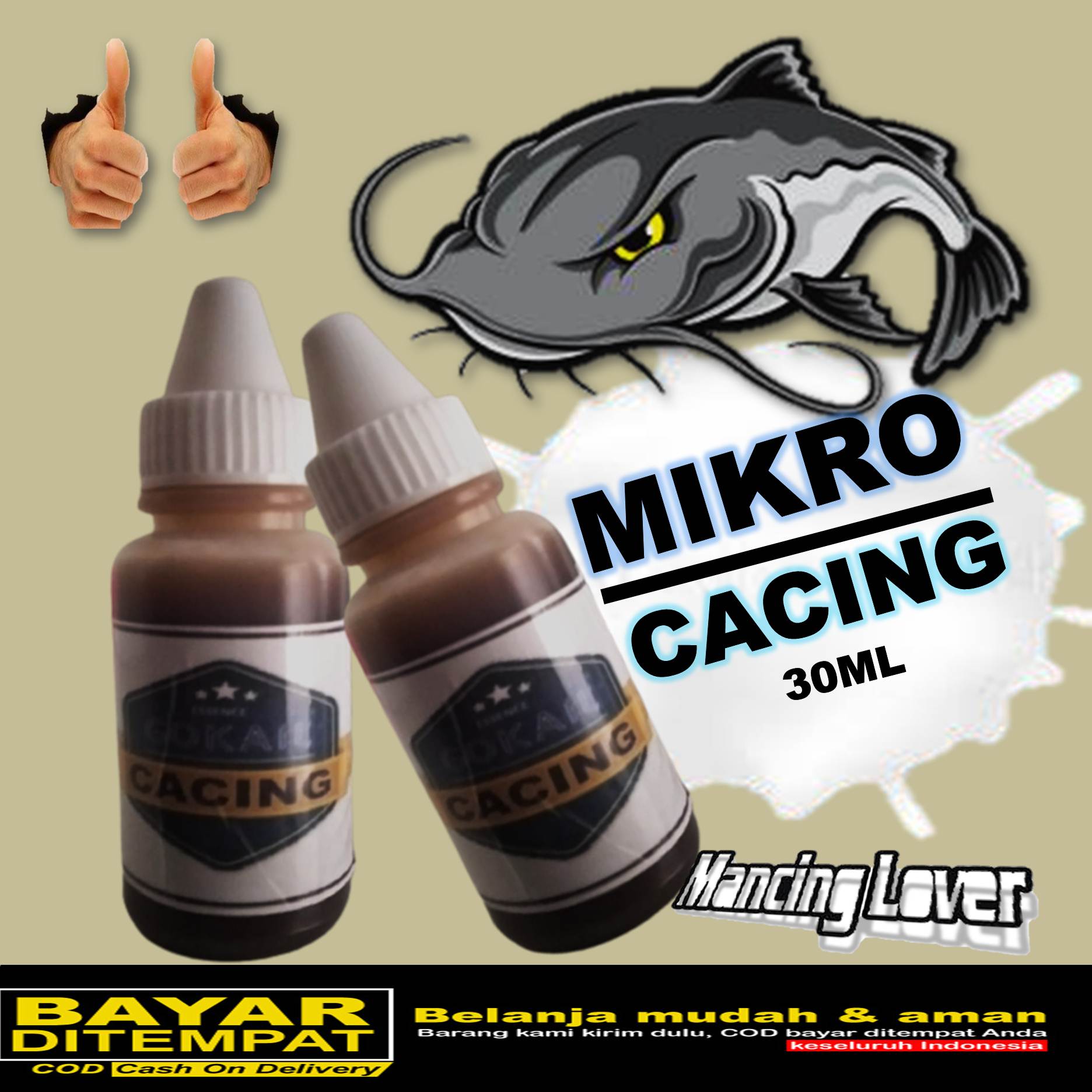 ESSEN MIKRO ESSEN CACING Essen Special lele ESSEN LELE 30ML GOKAIL ...