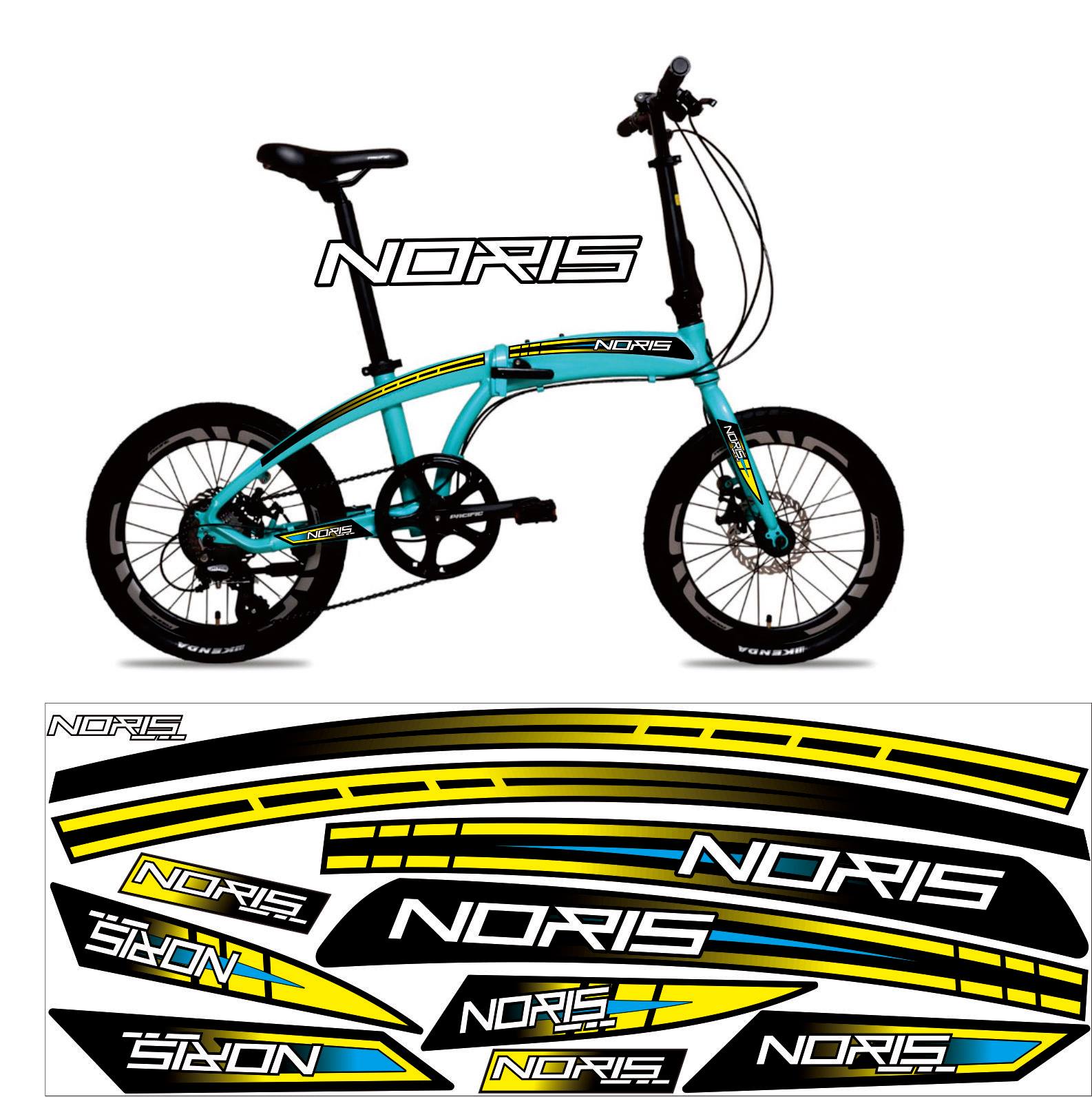 STICKER STRIPING BIKE CUSTOM SEPEDA LIPAT NORIS | Lazada Indonesia