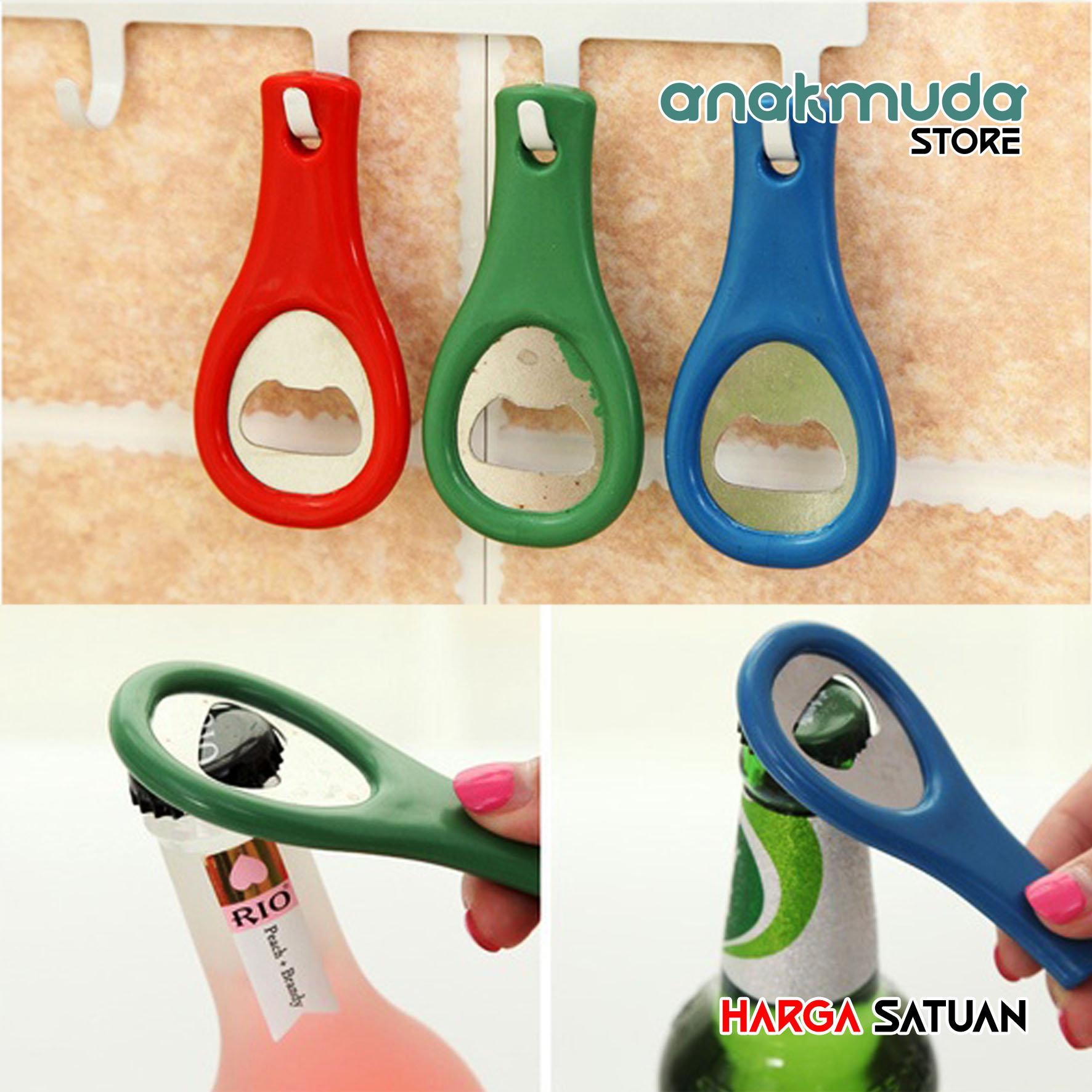 Pembuka Tutup Botol Gantung Alat Buka Tutup Botol Minuman Bottle BIR ...
