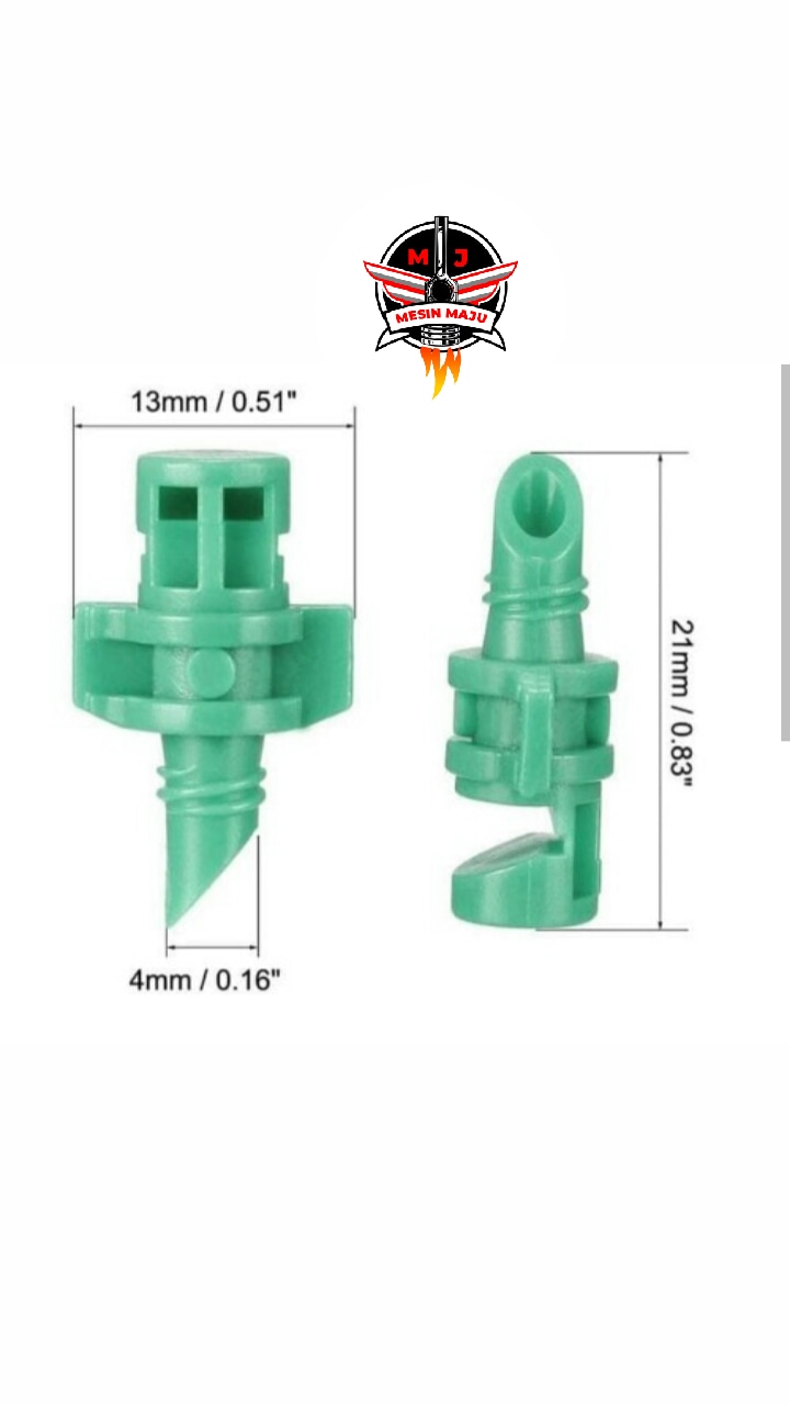 NOZZLE 180 SPRAYER HIDROPONIK/AEROPONIK SPRAYER 180 DEGREES | Lazada ...