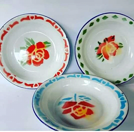 Piring Enamel Piring Seng 20cm Harga Satuan | Lazada Indonesia