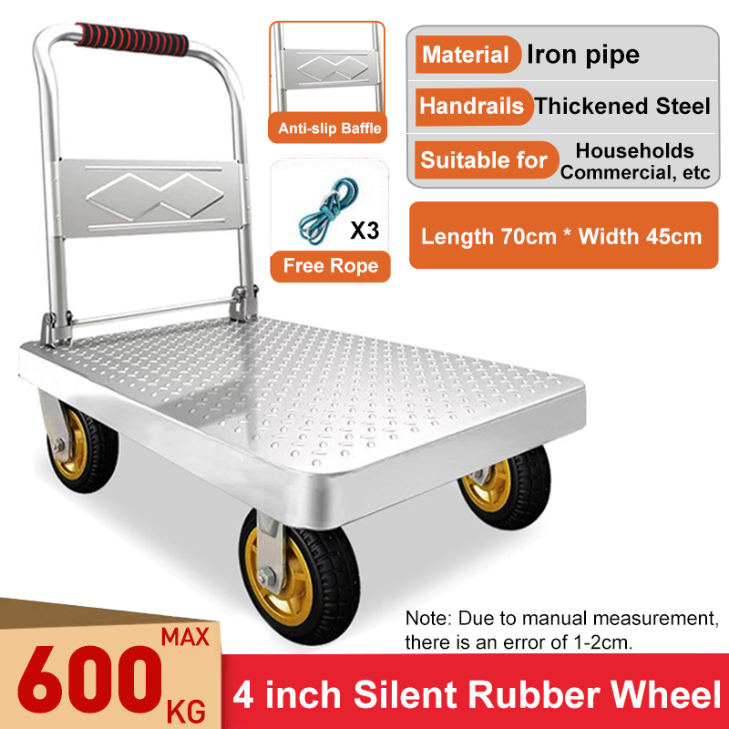 REAIM Troli Barang Lipat Hand Truck Model Besi 800 KG Trolley Hand ...
